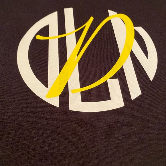 Gildan | Tops | Beautiful Monogram Vinyl Tees By Lnj Designs | Poshmark